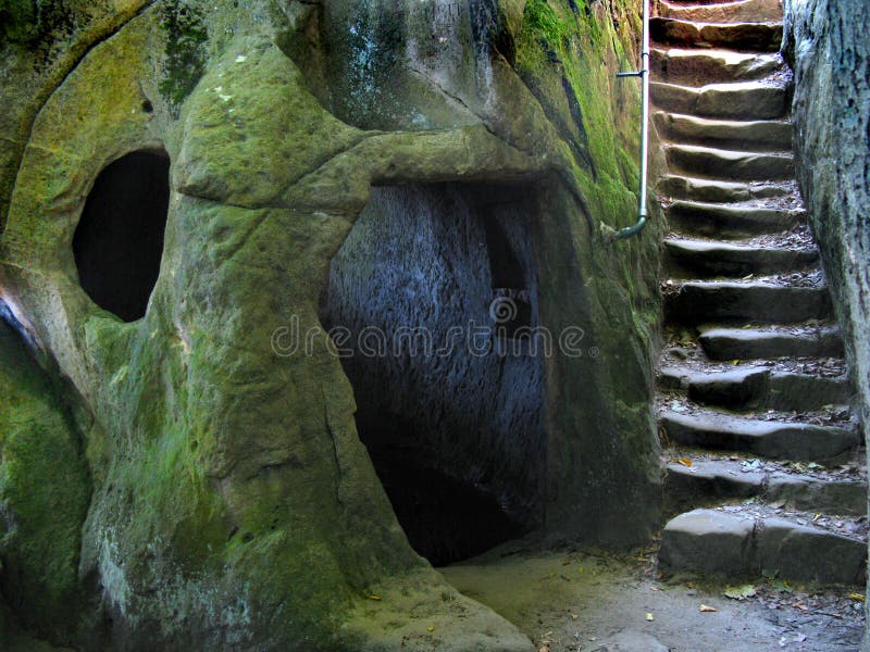 Ciudad de la roca imagen de archivo. Imagen de ladrillo - 10406317