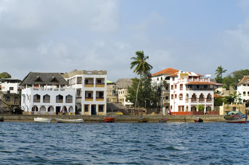 Ciudad de Lamu, Kenia. foto de archivo. Imagen de verano - 29594842