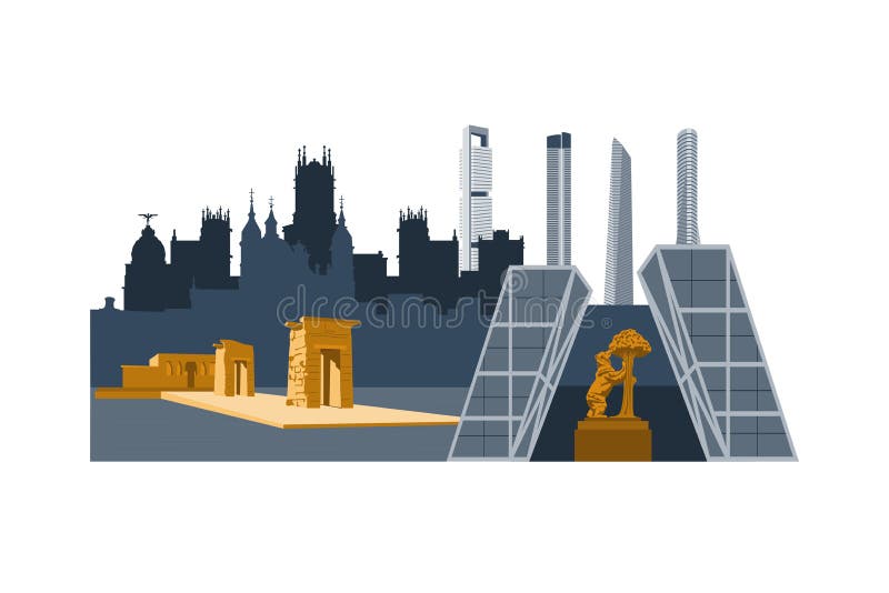 Ejemplo Del Icono Del Logotipo De La Forma Del Horizonte De La Ciudad ...