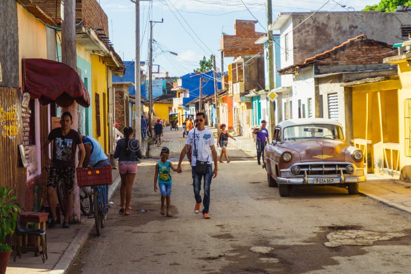 Ciudad De Trinidad Forma De Vida Cubana Imagen de archivo editorial ...