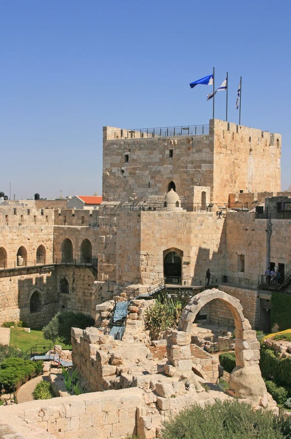 Ciudad Del Rey David, Jerusalén, Israel Foto de archivo - Imagen de ...