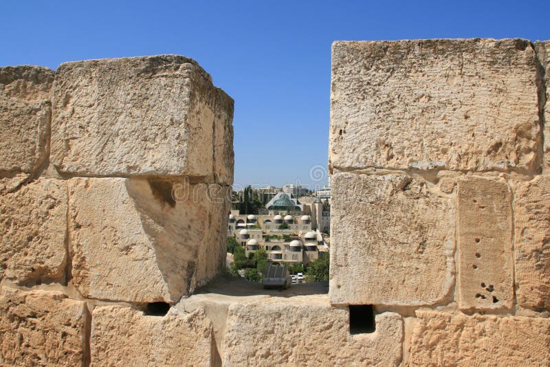 Ciudad Del Rey David, Jerusalén, Israel Foto de archivo - Imagen de ...