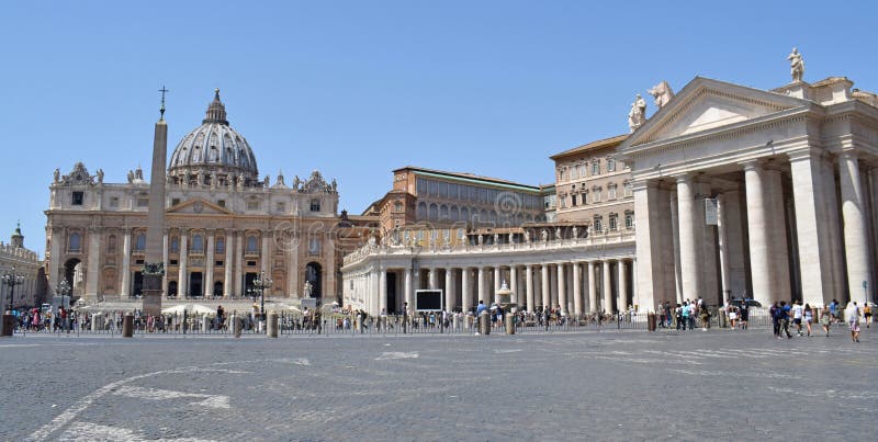 Ciudad Del Vaticano En Roma Imagen de archivo editorial - Imagen de ...