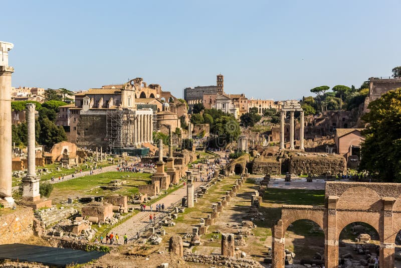 La Ciudad Eterna De Roma, De Las Calles Romanas Y De La Arquitectura De ...