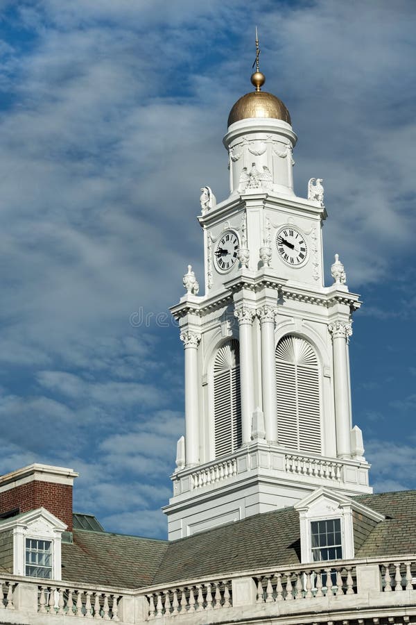 Ciudad Hall Clock Tower De Schenectady Foto de archivo - Imagen de ...