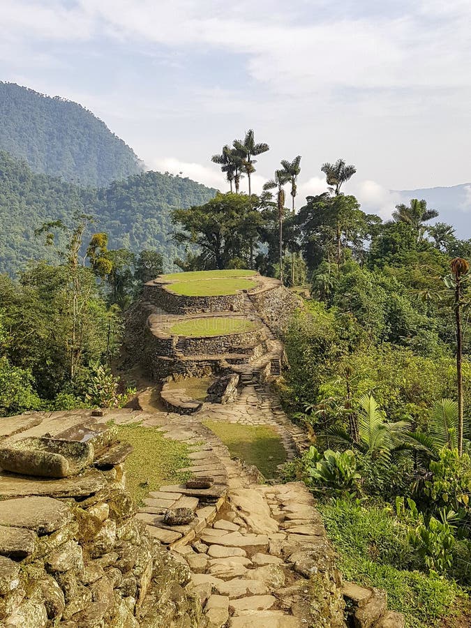 Ciudad Perdida in Colombia stock photo. Image of forest - 191314734