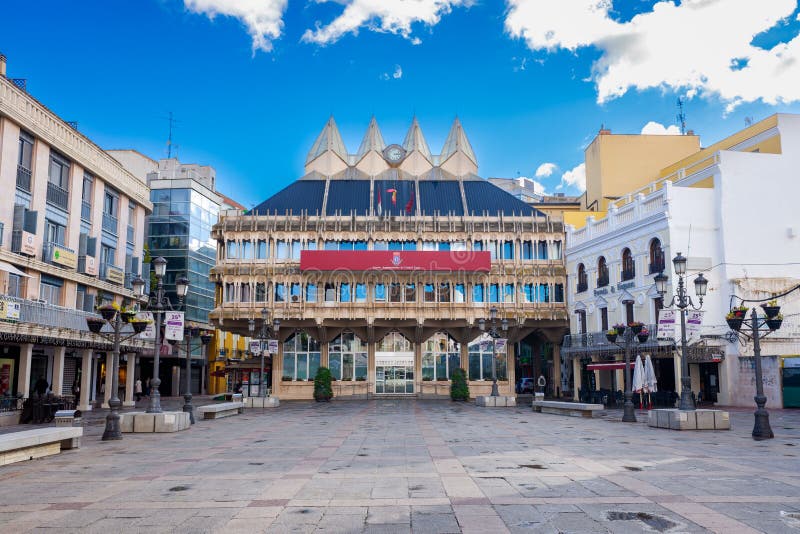 Ciudad Real, Spain - November 23, 2022: Facade of the City Hall of ...
