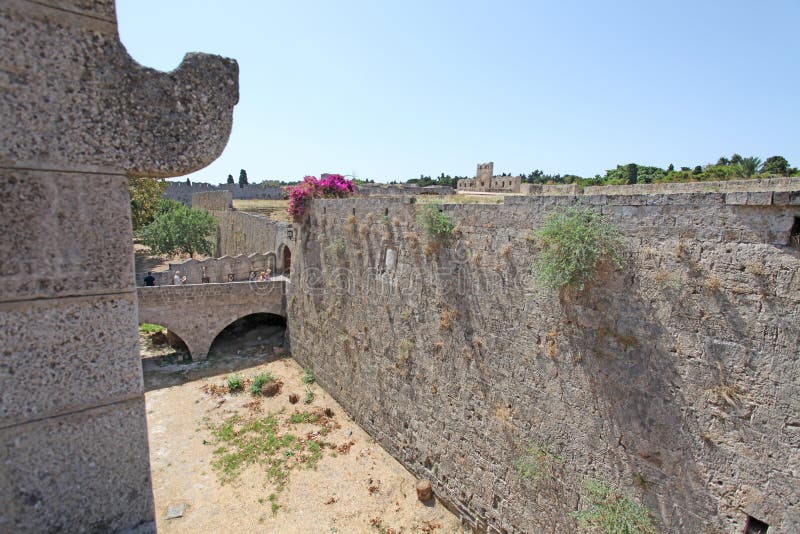 Ciudad Vieja De Rodas Grecia Imagen de archivo editorial - Imagen de ...