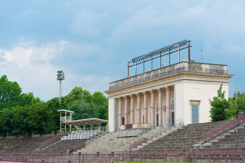 The Civic Arena Stadium in Milan Editorial Stock Image - Image of arena ...
