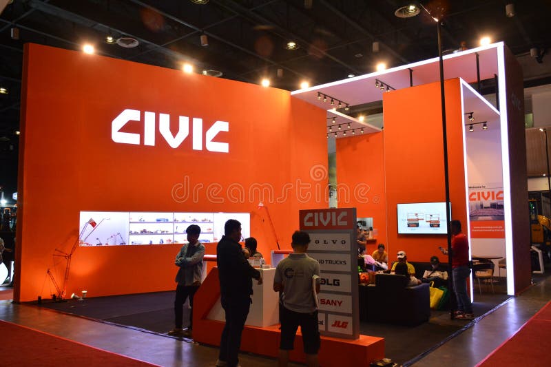 Civic Booth at Philconstruct in Pasay, Philippines Editorial ...