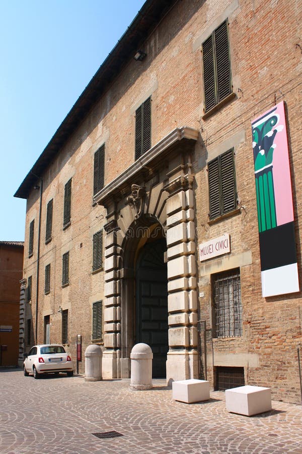 Civic Museum of Palazzo Mosca in Pesaro, Italy Editorial Image - Image ...