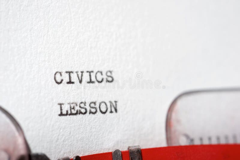 Civics lesson text stock image. Image of election, vintage - 269203161