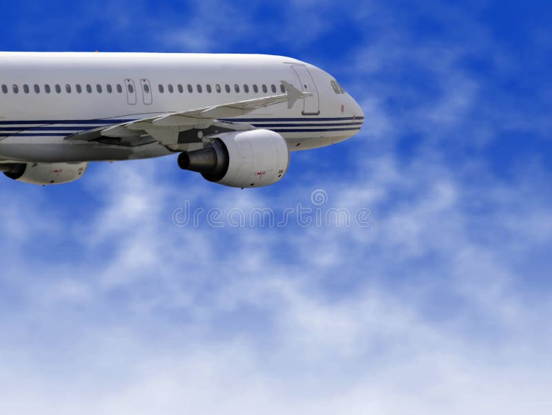 Civil Aircraft stock photo. Image of cloud, hijack, flight - 2428788