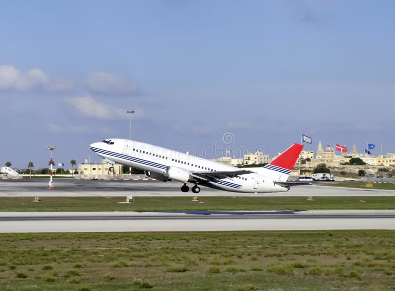 Civil Aircraft in JFK Airport Stock Image - Image of airport, passenger ...