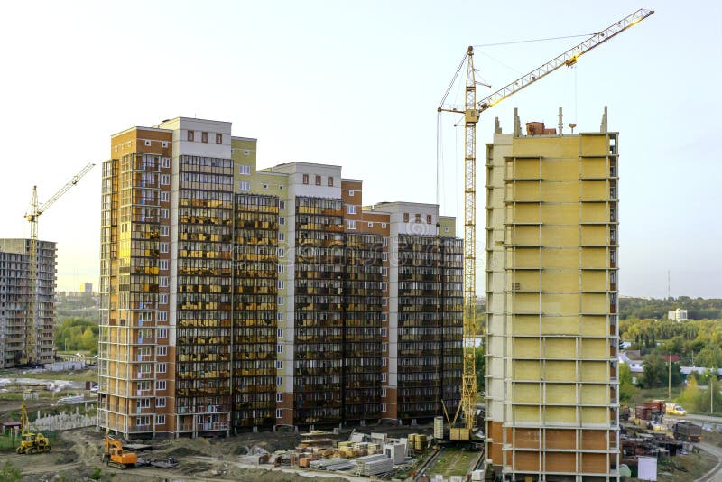 Civil Construction. Construction of High-rise Residential Building ...