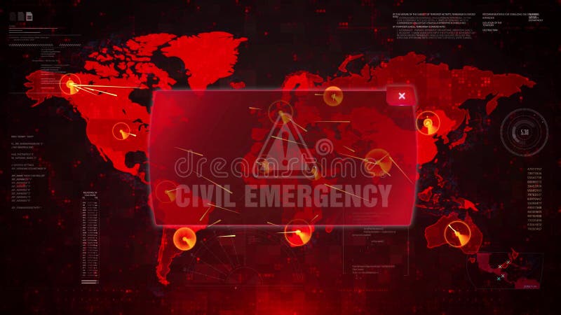 Emergency Alert. Please Stand by Stock Footage - Video of error ...