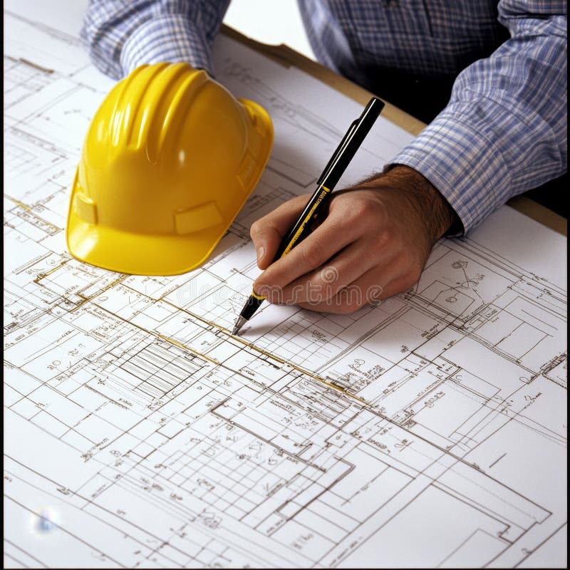 Civil Engineer Analyzing Carbon Footprint for Sustainable Construction ...