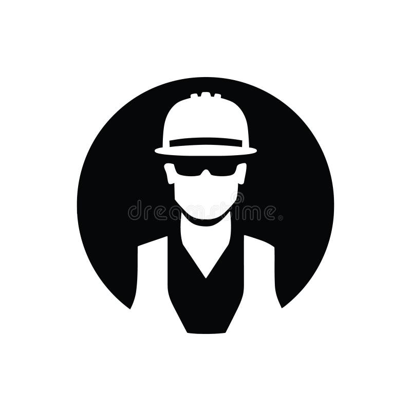 Civil Engineer Icon stock vector. Illustration of infrastructure ...