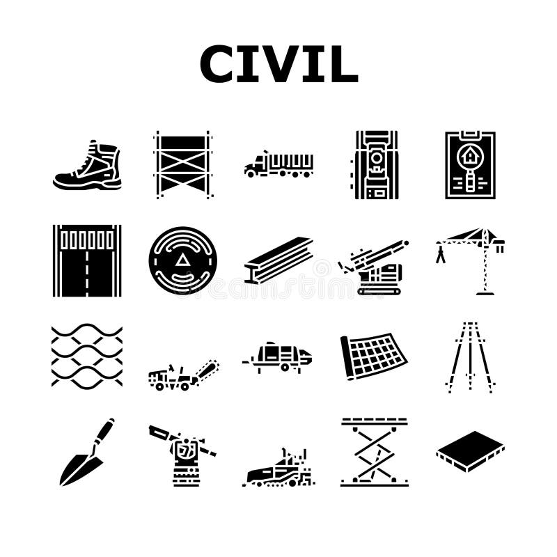 Civil Engineer Icons Stock Illustrations – 947 Civil Engineer Icons ...