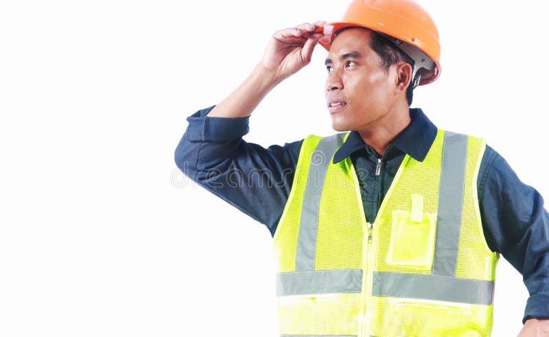 Civil Engineer with Safety Vest Stock Photo - Image of automated ...