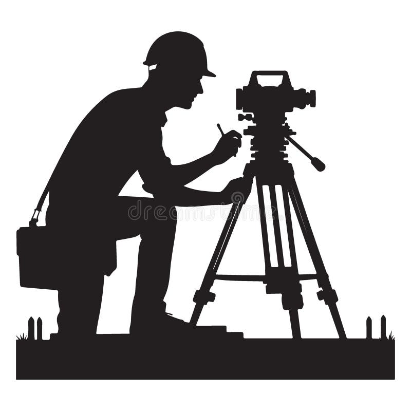 Engineer silhouette vector stock vector. Illustration of background ...