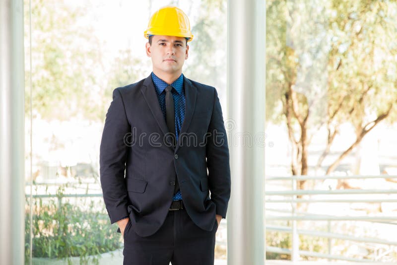 Civil Engineer in a suit stock image. Image of formal - 47880799