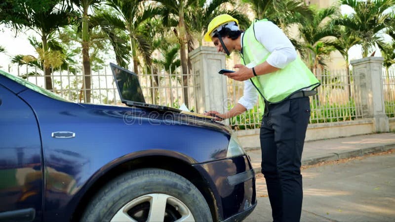 Civil Engineer Taking Notes Stock Footage - Video of project, hard ...