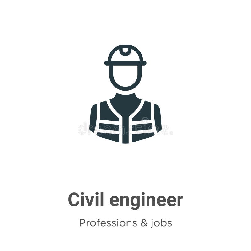 Civil Engineer Outline Vector Icon. Thin Line Black Civil Engineer Icon ...