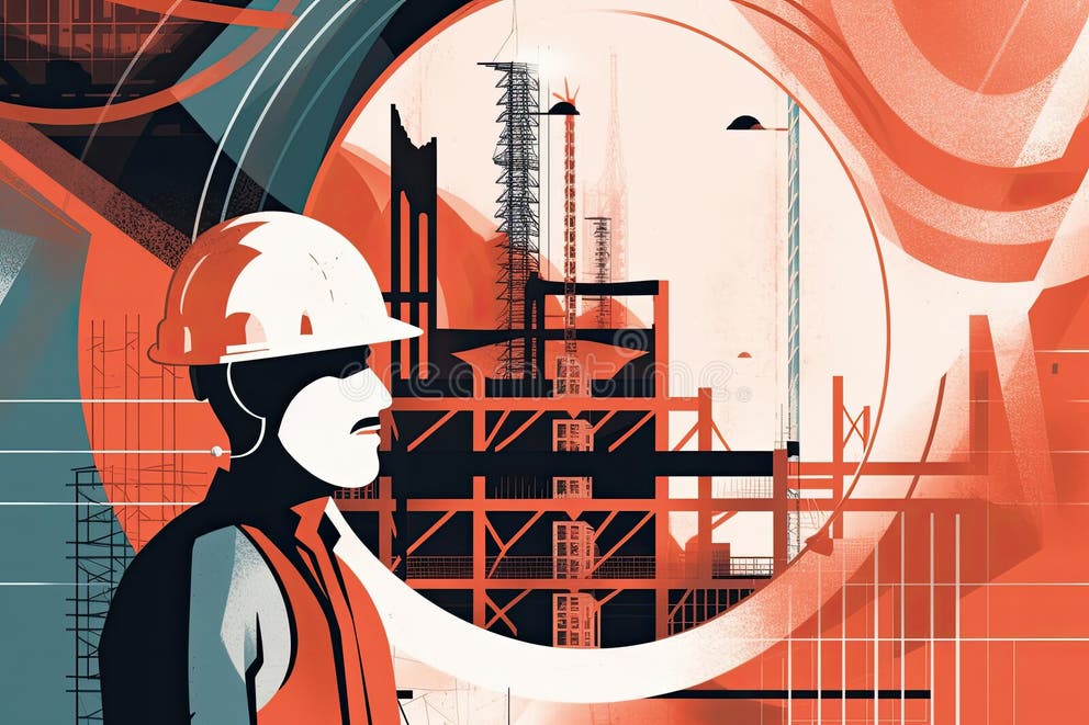 Civil Engineer Working on a Large-scale Infrastructure Project, Such As ...