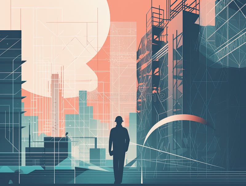 Civil Engineer Working on a Large-scale Infrastructure Project, Such As ...