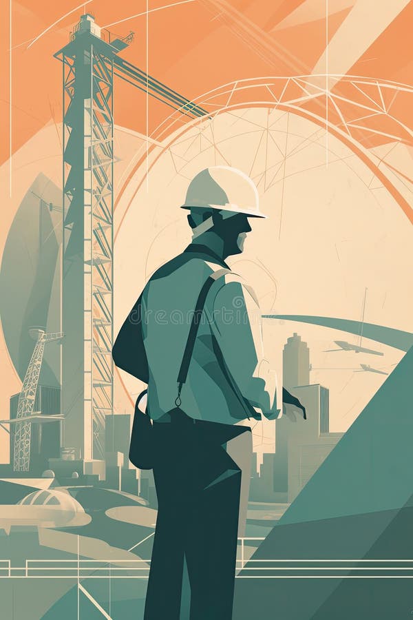 Civil Engineer Working on a Large-scale Infrastructure Project, Such As ...