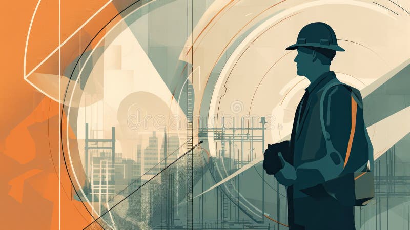 Civil Engineer Working on a Large-scale Infrastructure Project, Such As ...