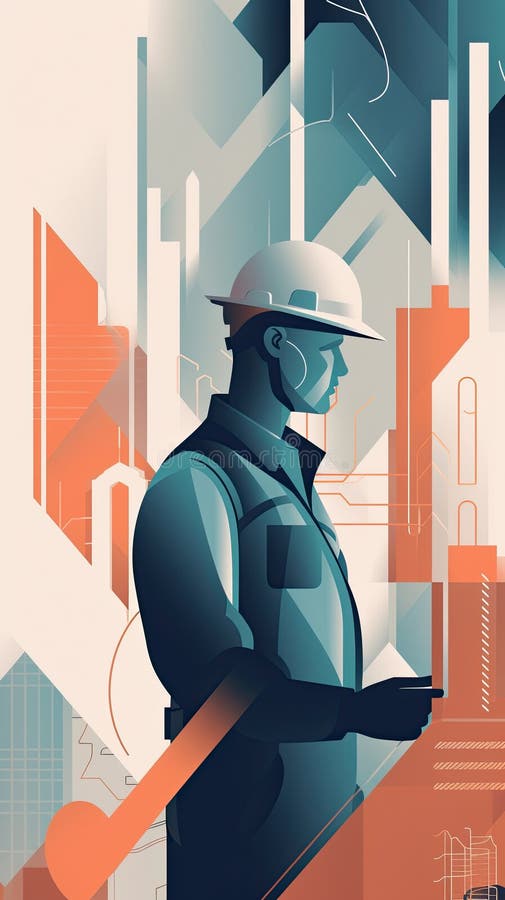 Civil Engineer Working on a Large-scale Infrastructure Project, Such As ...