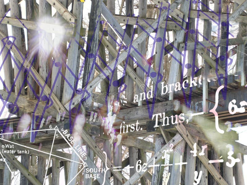 Civil Engineering Abstract Composite Stock Photo - Image of support ...