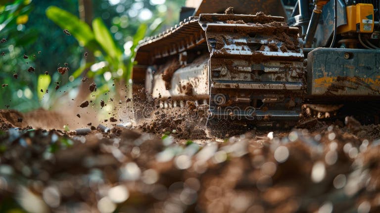 Compact Track Loader Stock Illustrations – 219 Compact Track Loader ...