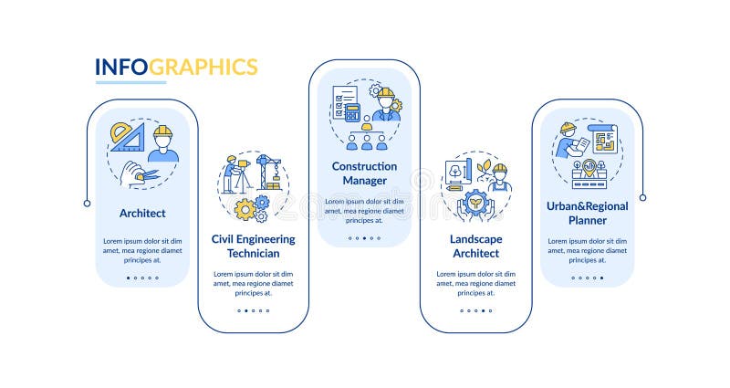 Civil Engineering Professional Vector Infographic Template Stock Vector ...