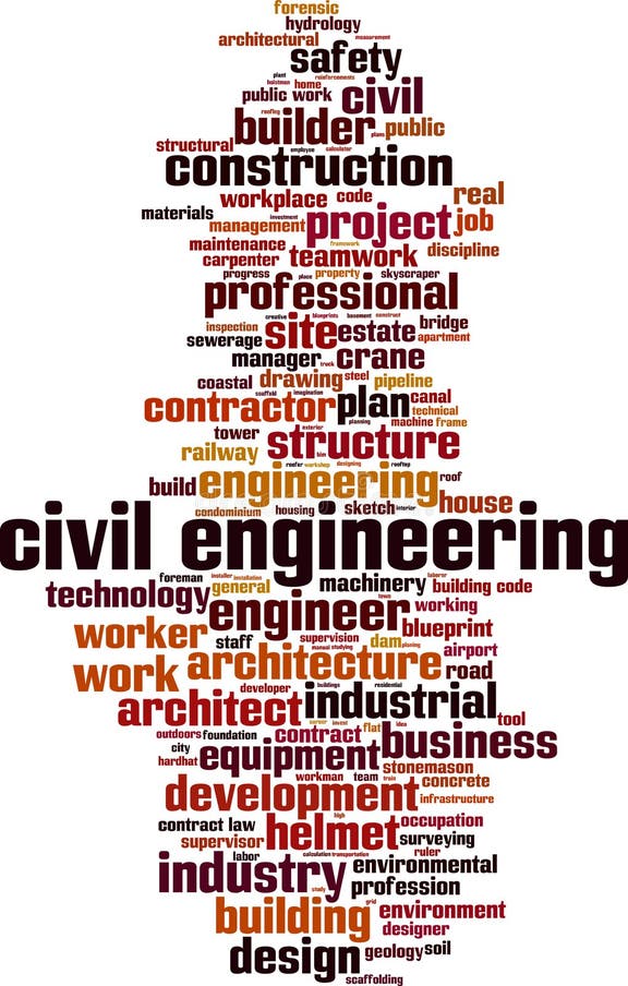 Civil Engineering Word Cloud Concept Stock Illustrations – 14 Civil ...