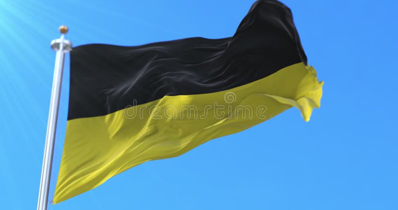 Habsburg Monarchy Flag Closeup Seamless Loop Stock Footage - Video of ...