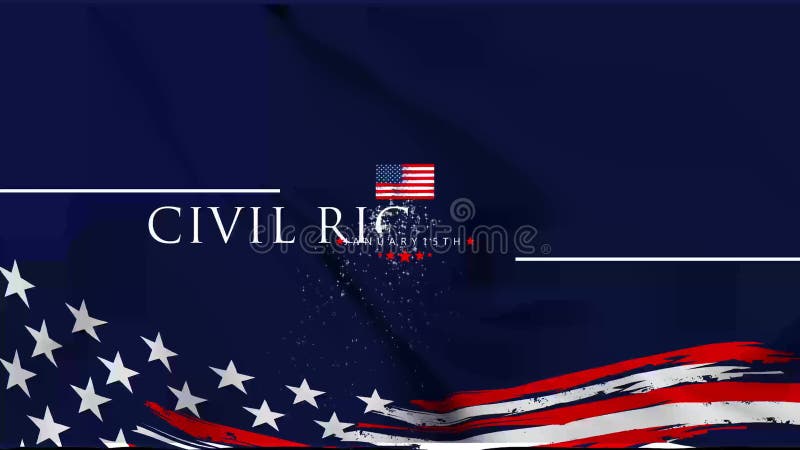 Civil Rights Day Text Animation Stock Video - Video of tolerance, civil ...