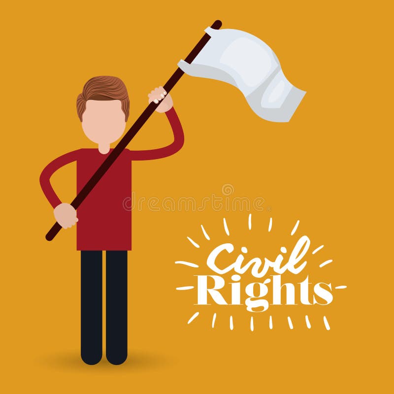 Civil Rights Design Vector Illustration Stock Vector - Illustration of ...