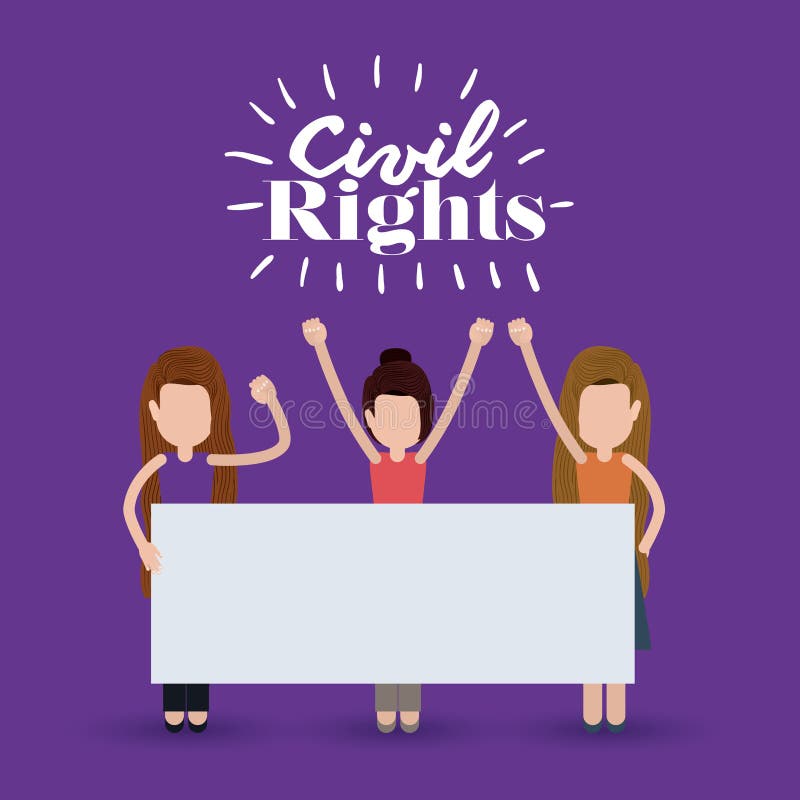 Civil Rights Design Vector Illustration Stock Vector - Illustration of ...