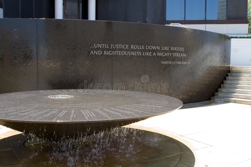 Civil Rights Memorial Table Editorial Stock Image - Image of king ...