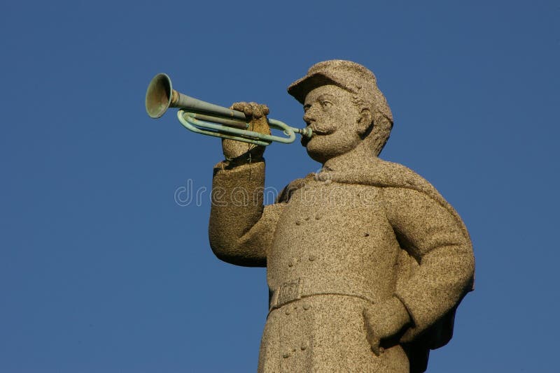 Civil War Bugler stock image. Image of music, remember - 1450435