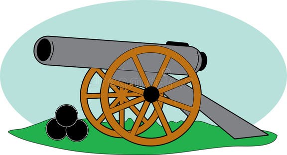 Civil War Cannon Stock Illustrations – 387 Civil War Cannon Stock ...