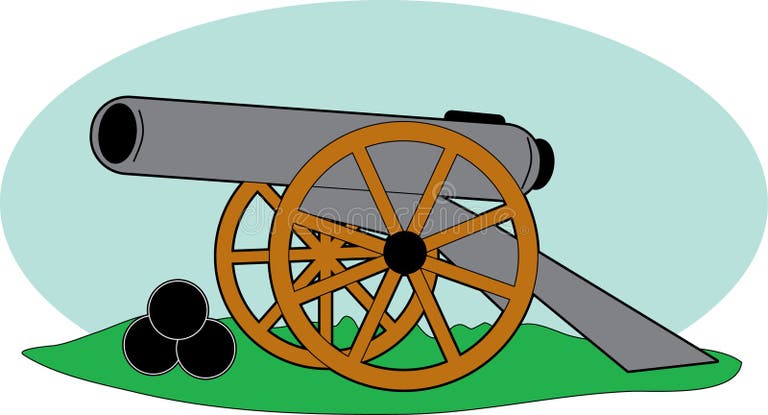 American Civil War Cannon Stock Illustrations – 106 American Civil War ...
