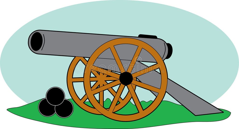 American Civil War Cannon Stock Illustrations – 106 American Civil War ...
