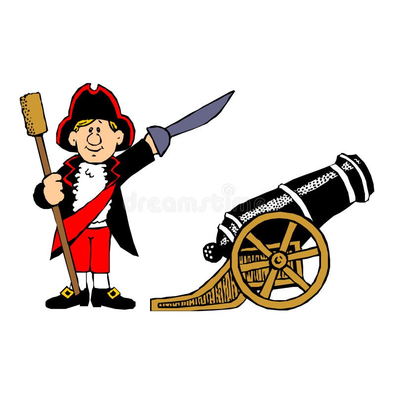 Civil war cannon expert stock vector. Illustration of sticker - 393032806