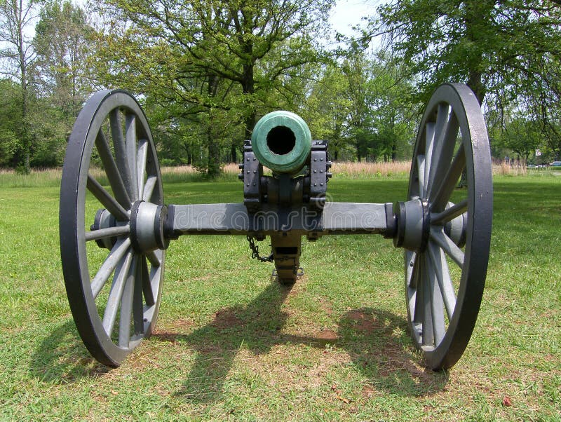 Barrel of Civil War Cannon stock image. Image of artillery - 5287257