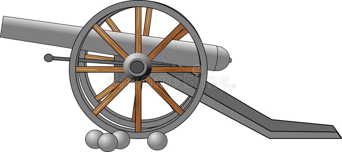 Civil War Cannon Stock Illustrations – 294 Civil War Cannon Stock ...