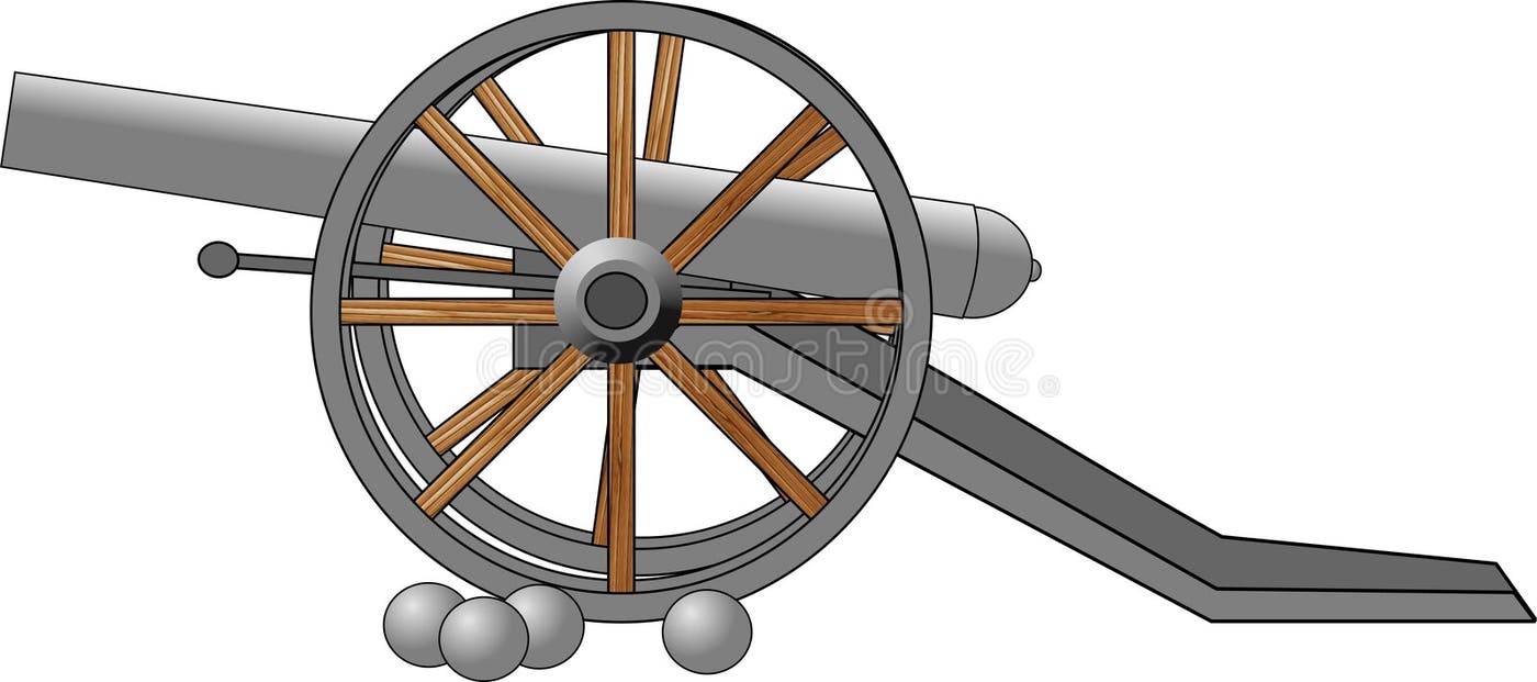 Civil War Cannon Stock Illustrations – 294 Civil War Cannon Stock ...